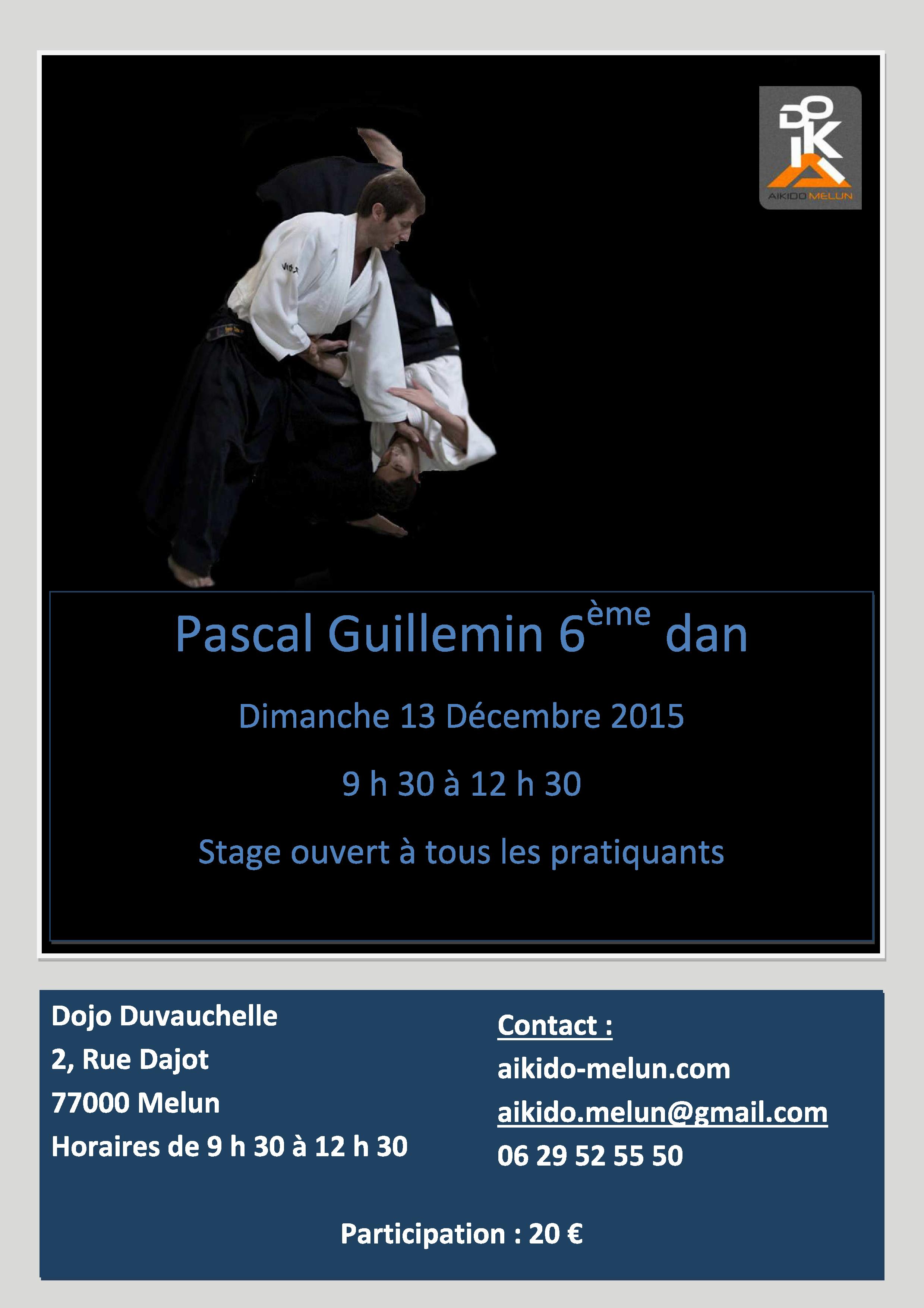 Pascal Guillemin (6e dan) | Le site officiel du CMOM Aikido – club d ...